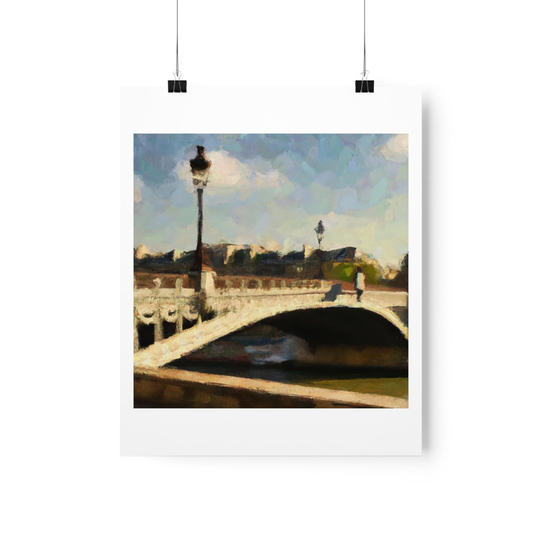 Impressionist Bridge in Paris, 2023 - Etsy