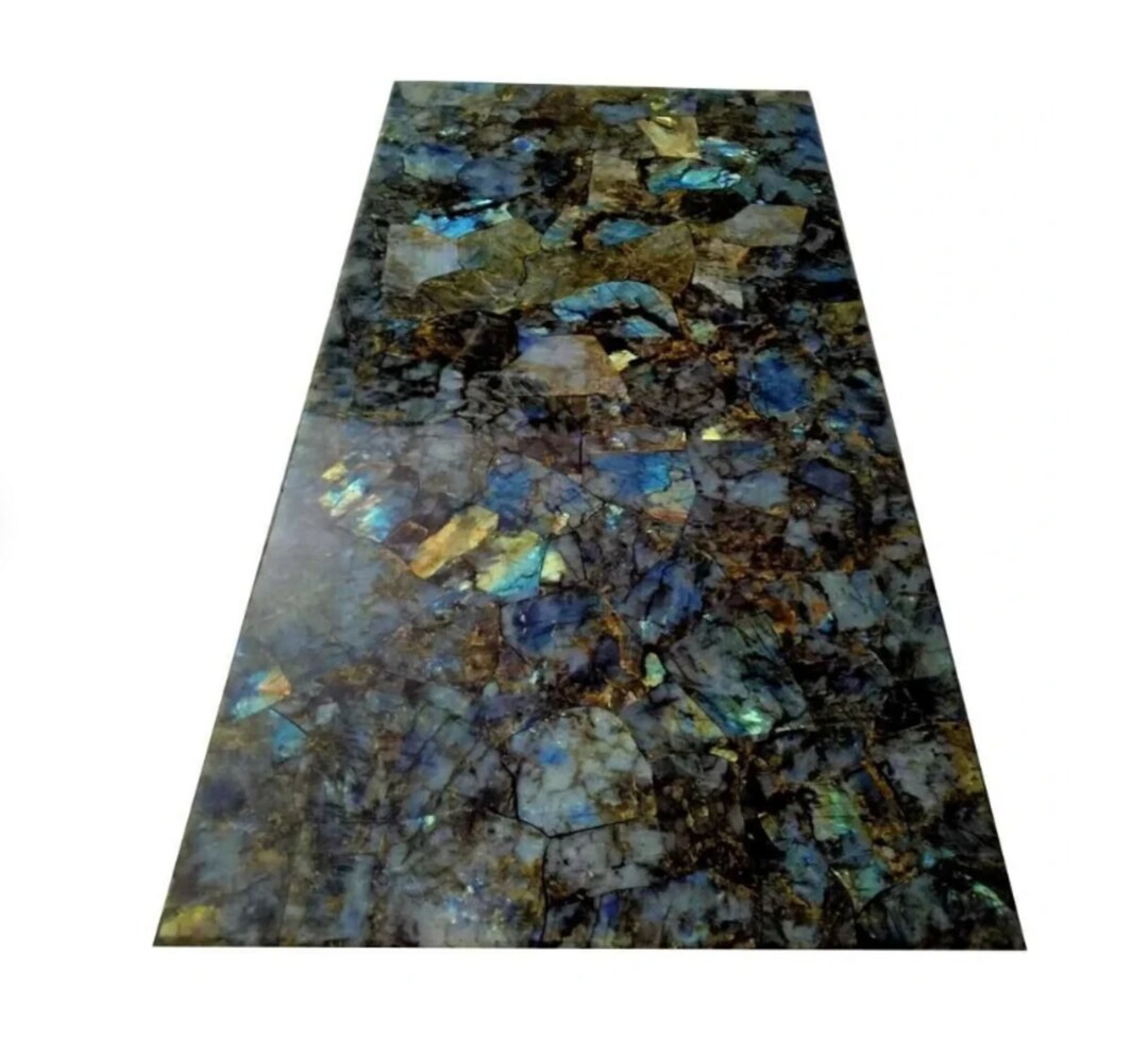 Labradorite Dining Table Top labradorite Center Table home - Etsy