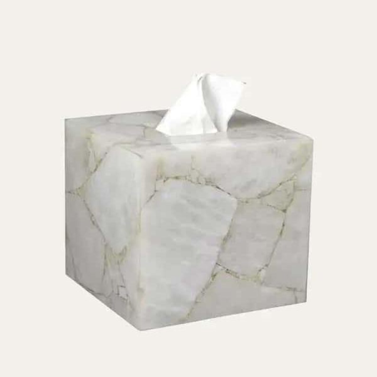 Agate Stone Tissue Box Cover: Handmade Home Decor - Etsy