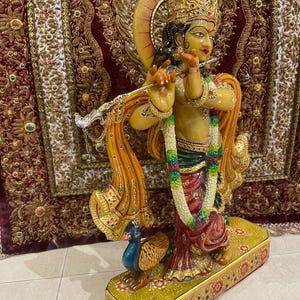 Jade Krishna Statue, Lord Krishna, Krishna Idol, Lord Gopal, Krishna ...