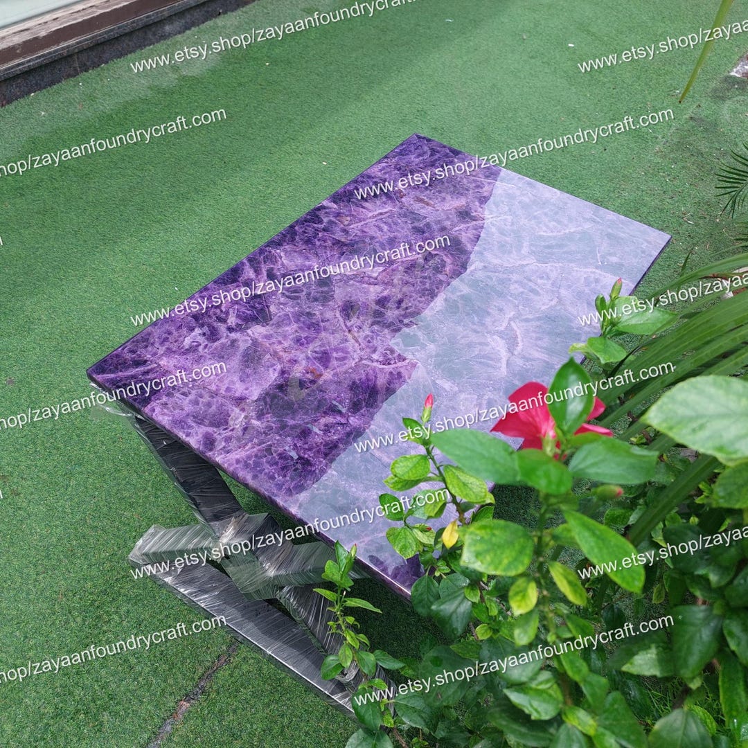 Amethyst Stone Tabletop, Kitchen Island, Counter Top Slabs, Indoor ...