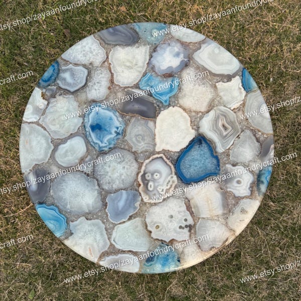 Agate End Table - Etsy