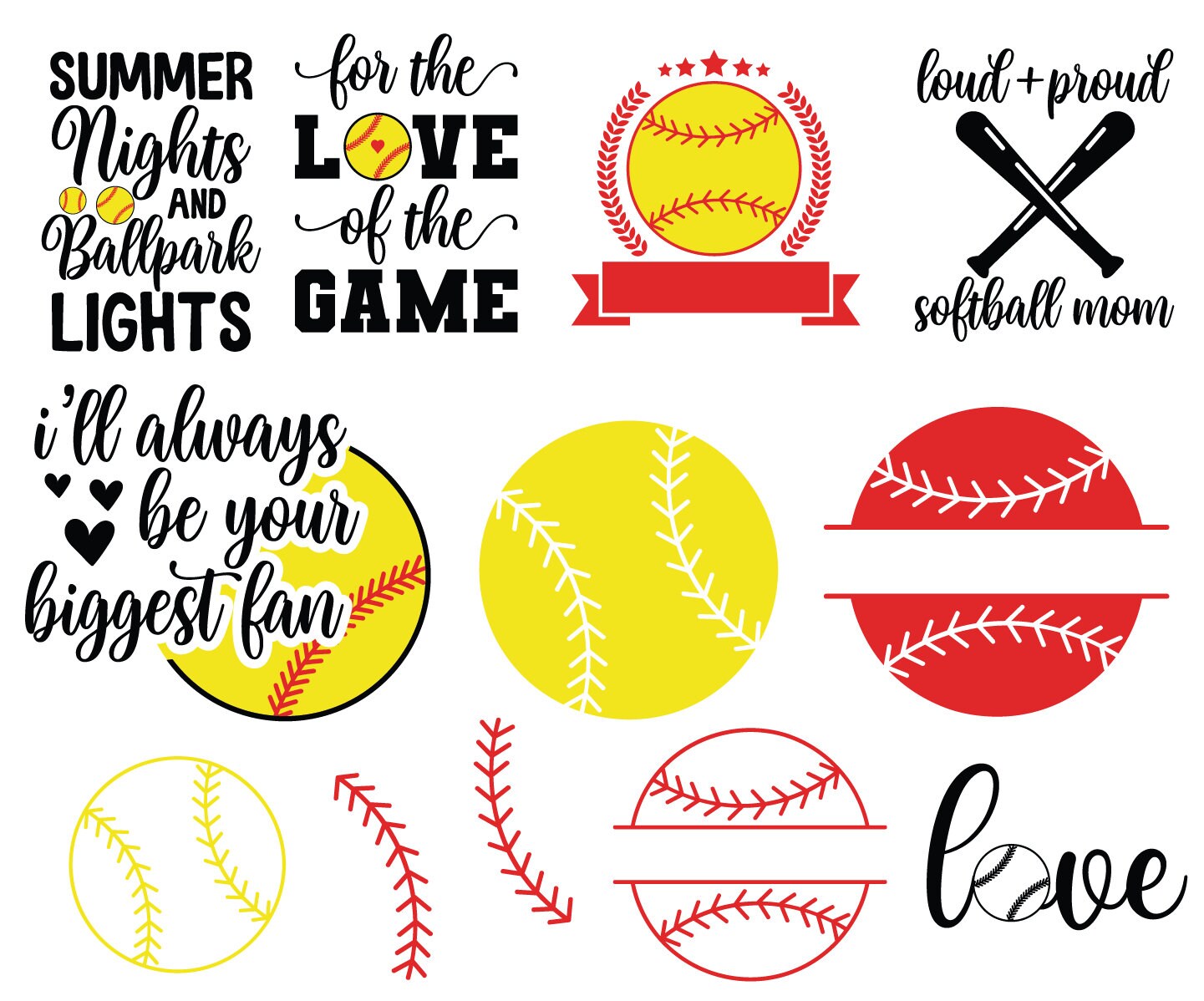 Softball Mom Svg Bundle, Softball Mom Sublimation Png, Softball Life ...