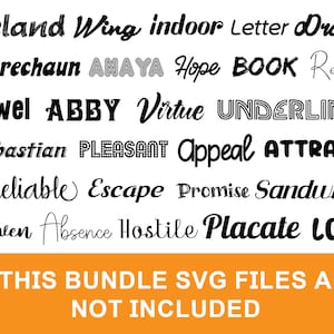 The Ultimate 100 Fonts Bundle, Cursive Font Bundle, Script Fonts, Canva Font, Procreate Fonts ...