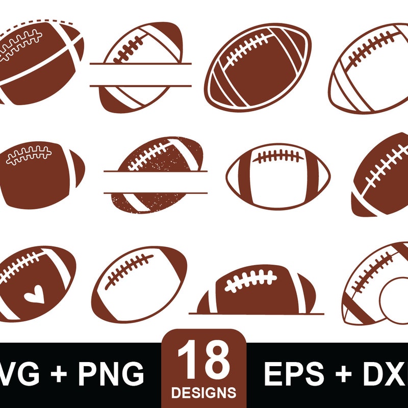 Football Svg - Etsy