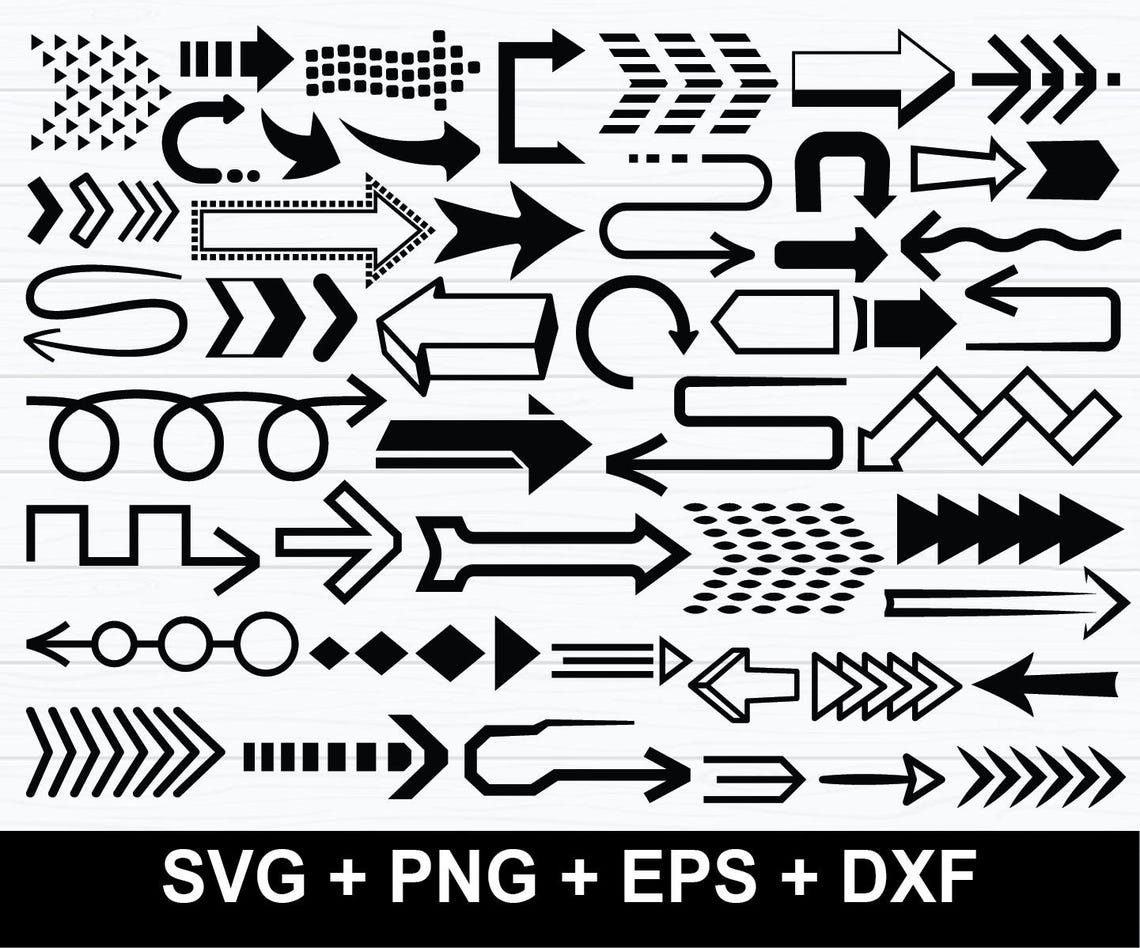 51 Arrow Bundle Svg, Arrow Bundle Svg, Arrow Clipart, Arrow Vector ...