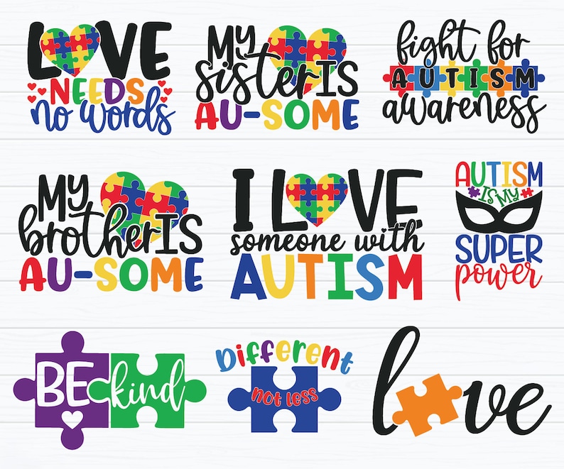35 Autism Svg, Austism Awareness Svg Bundle, Austism Svg, Austism ...