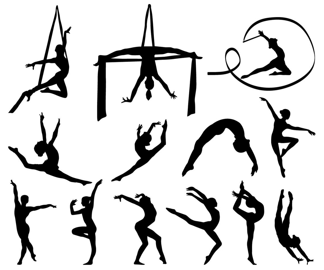 Gymnastic Svg Bundle, Gymnastics Girl Cut File, Cut File for Cricut ...
