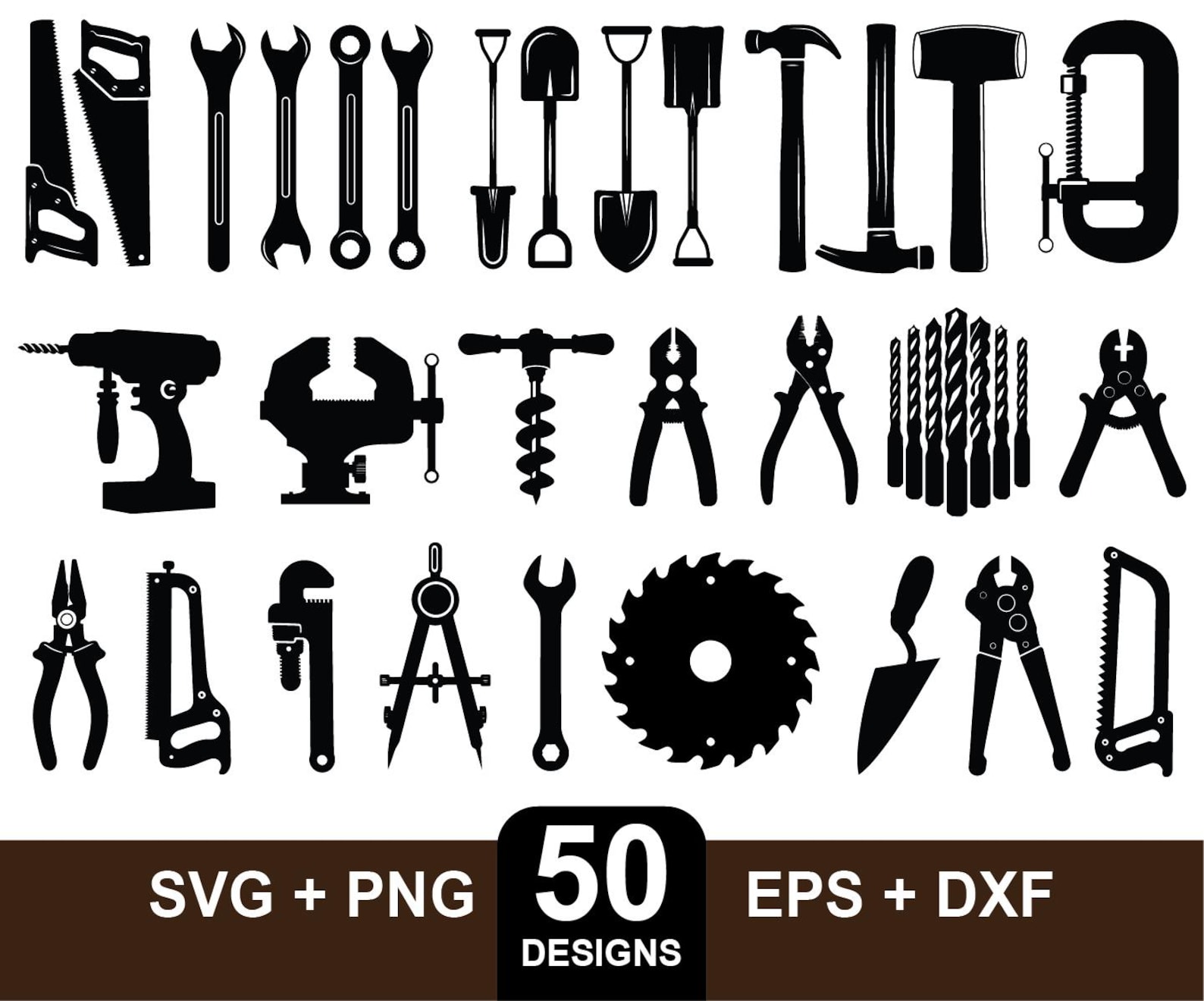Tools Svg Bundle, Workers Tool Svg Bundle, Mechanic Tools Svg, Tools ...