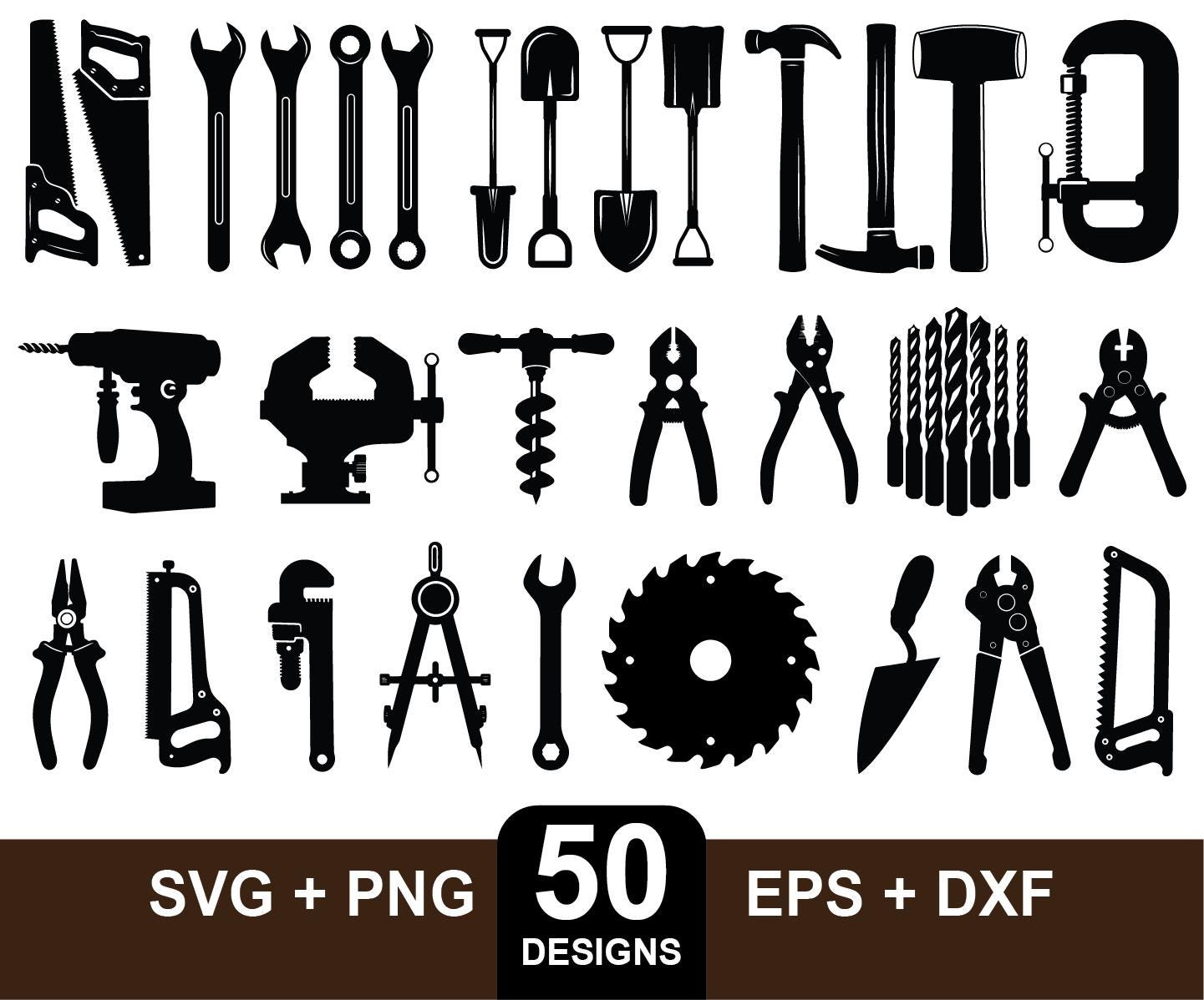 Tools Svg Bundle, Workers Tool Svg Bundle, Mechanic Tools Svg, Tools ...