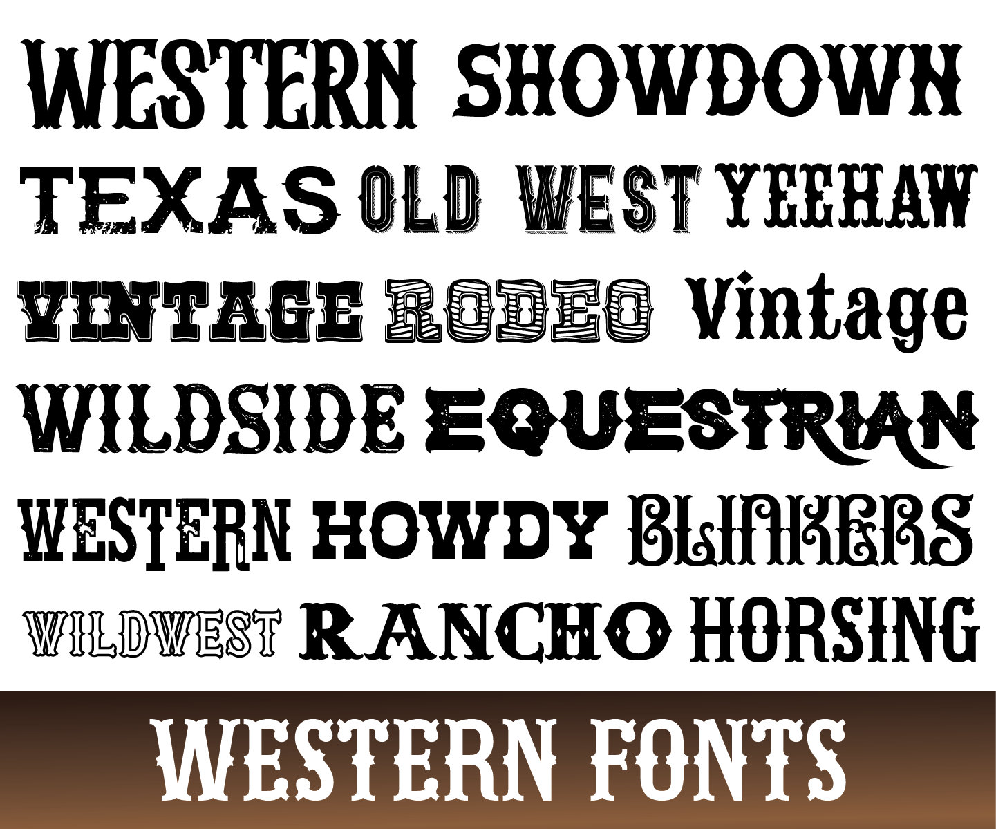 Western Font, Wild West Font, Old Western Font Style, Cowboy Fonts, Old ...