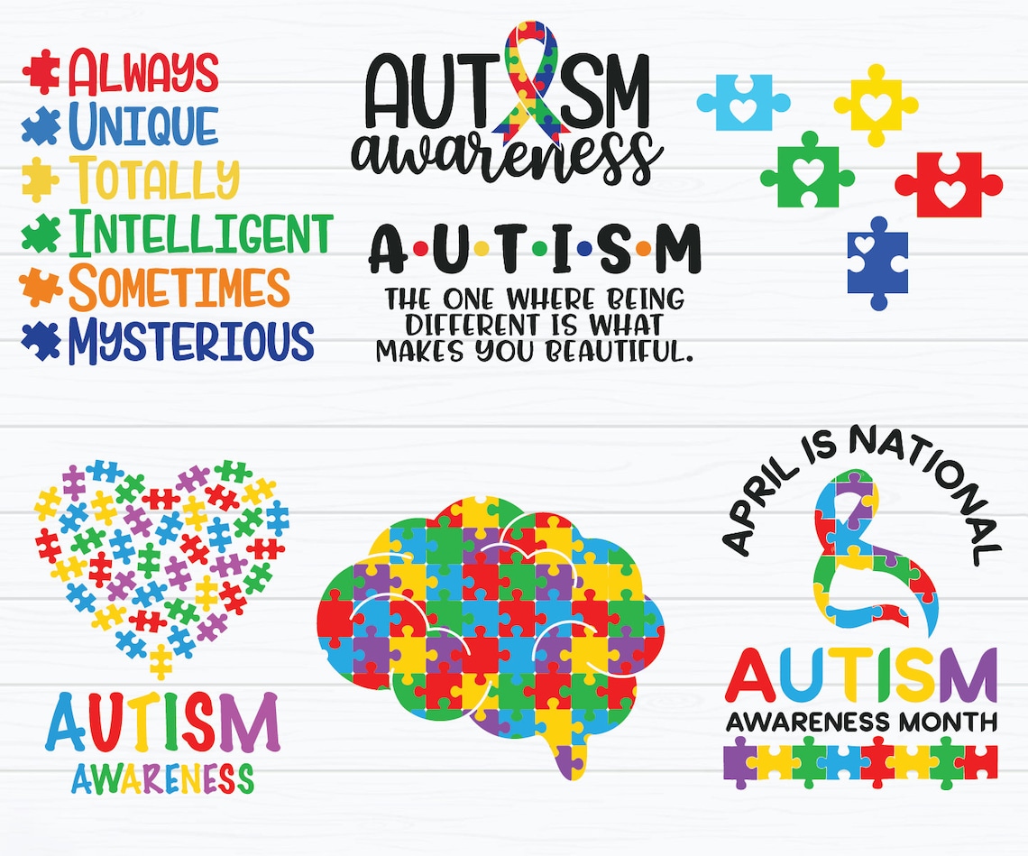35 Autism Svg, Austism Awareness Svg Bundle, Austism Svg, Austism ...