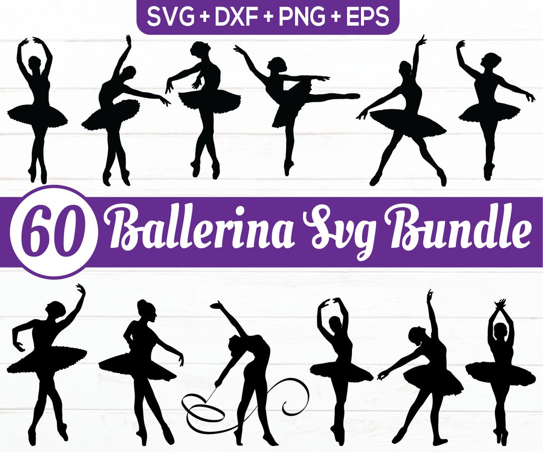 Ballerina Svg Bundle, Ballerina Cricut File Svg Bundle, Ballerina Svg ...
