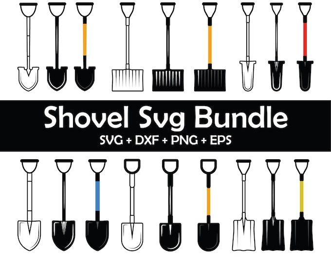 Shovel SVG, Spade Svg, Gardening Svg, Farm Svg, Shovel Clipart, Shovel ...