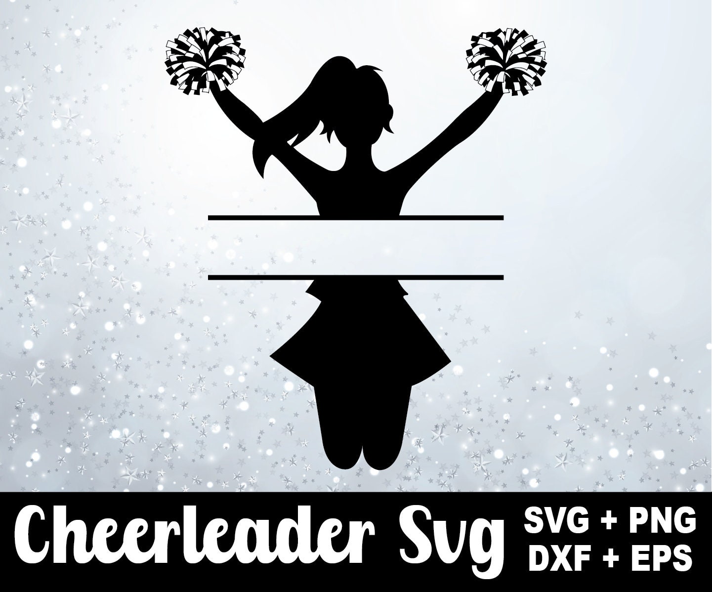 Cheerleader Svg, Cricut Cheerleader, Cheerleader Silhouette ...