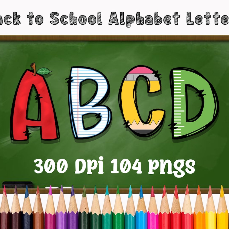 Doodle Letters - Etsy