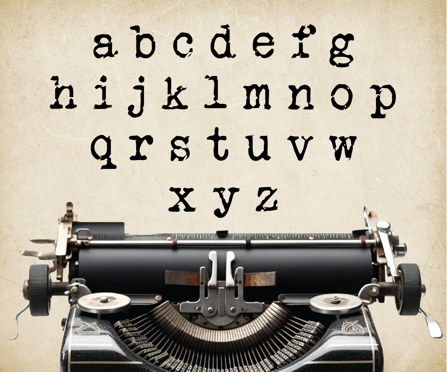 Typewriter Font, Svg Font, Procreate Font, Canva Font, Cricut Font ...