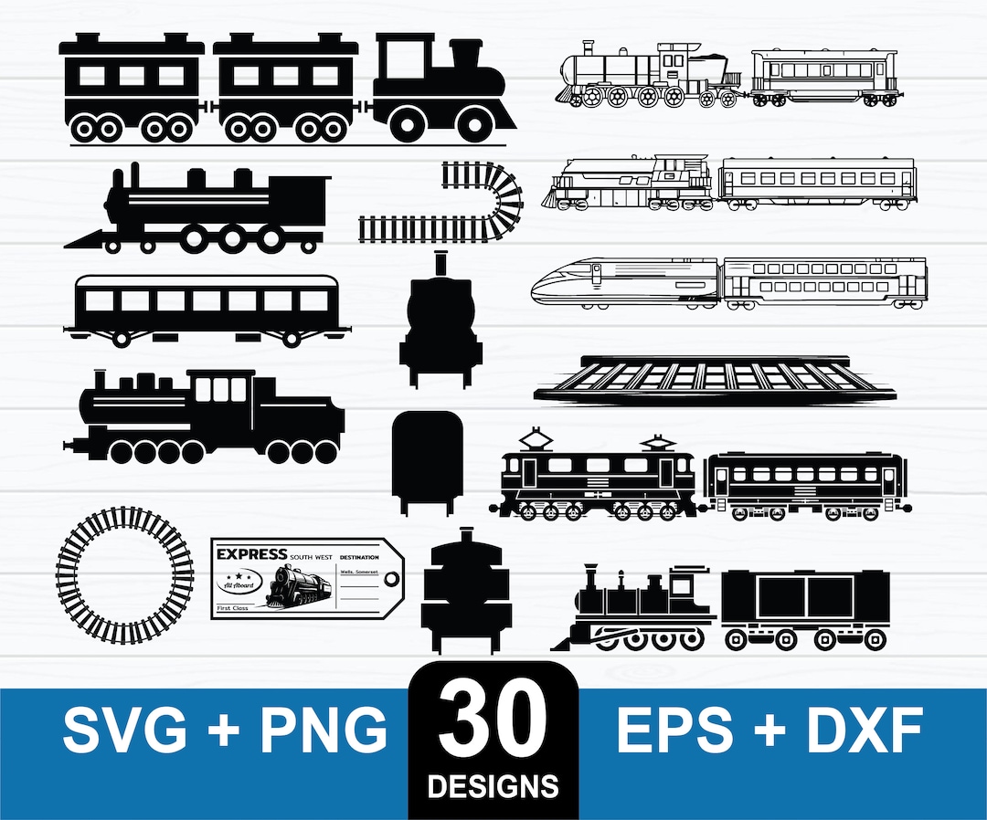 Train Svg Bundle, Train Svg, Locomotive Svg, Model Train Svg, Train ...