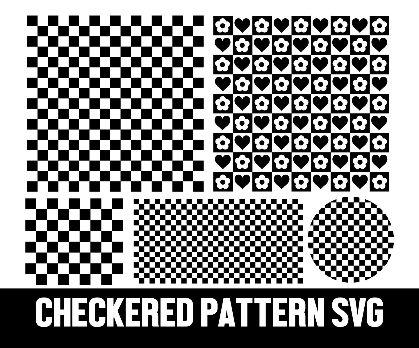Checkered Pattern Svg, Checkered Pattern Silhouette, Checkered Pattern ...