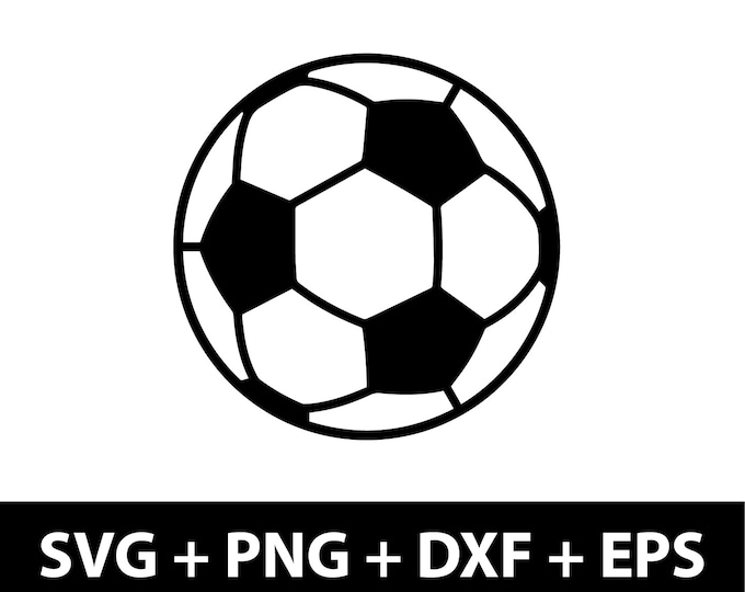 Fußball Sofort Download SVG, PNG, EPS, dxf, jpg digitaler Download ...