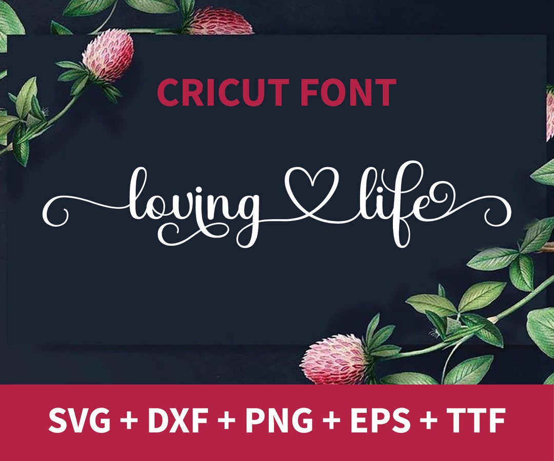 Calligraphy Font Script Font Cricut Font Procreate Font Cursive