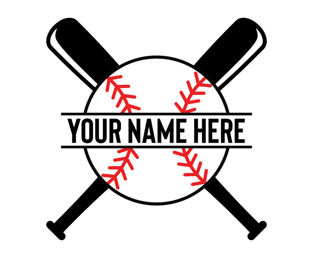 Baseball Svg, Custom Baseball Svg, Baseball Cut File for Cricut ...