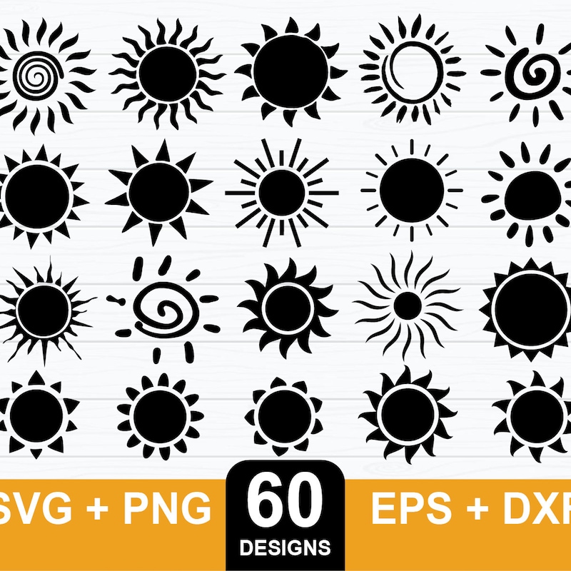 Sun Svg - Etsy