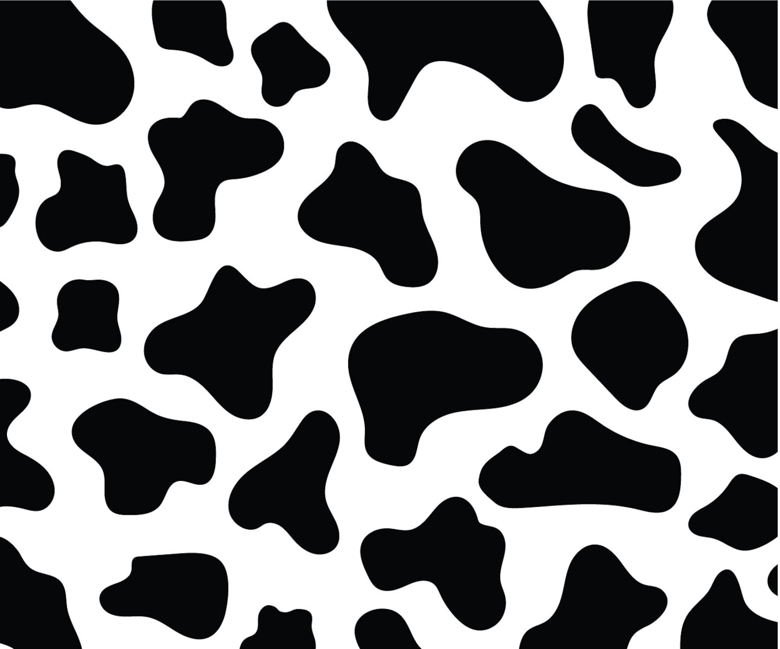 Cow Print Svg, Cow Print Pattern, Cow Spots Svg, Cow Print Silhouette ...