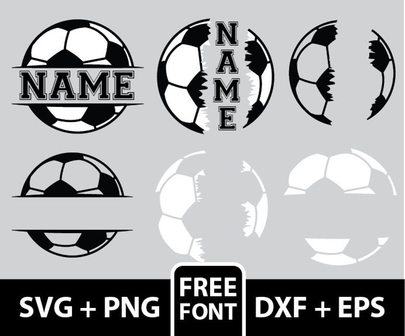 Soccer Svg Bundle, Soccer Ball Svg, Soccer Monogram Svg, Sports Clipart ...
