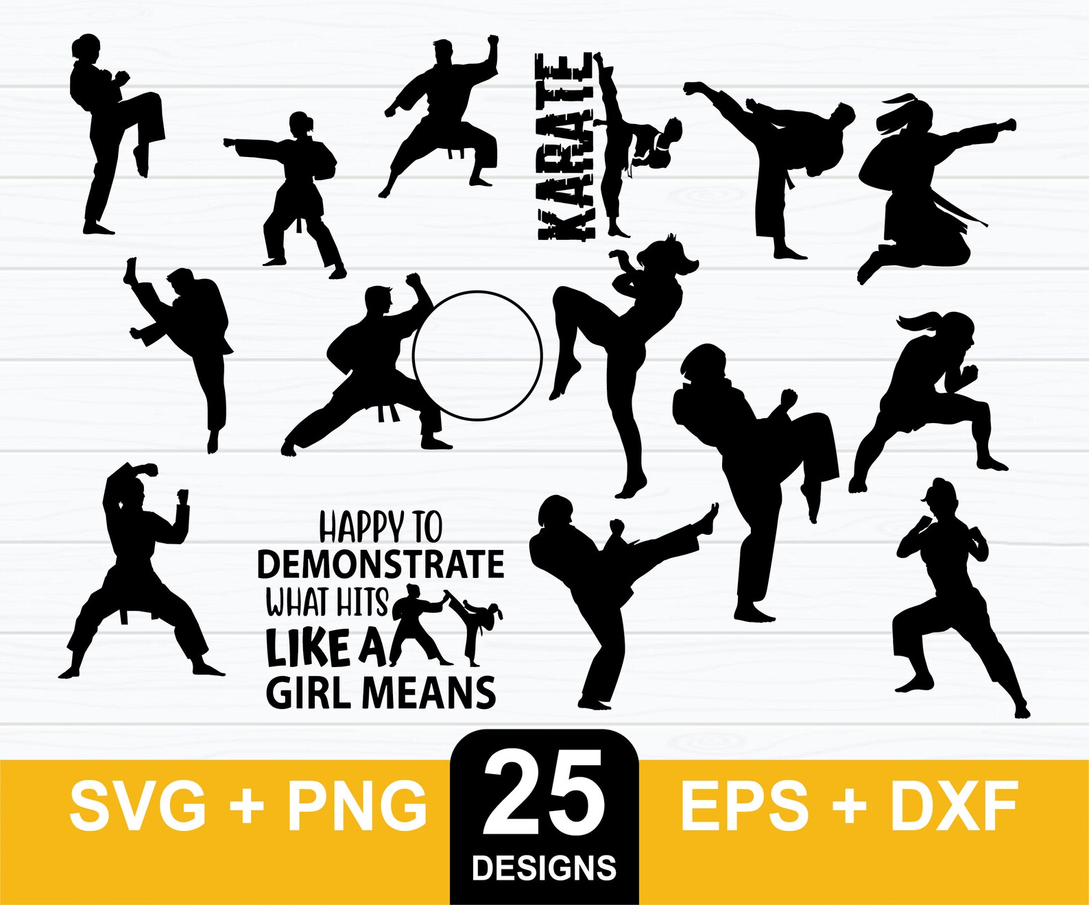 Karate Svg Bundle, Karate Kids Svg, Karate Cut File, Karate Svg, Karate ...