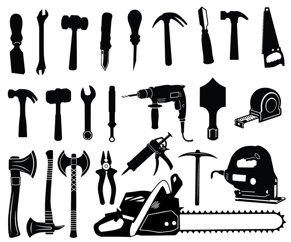 Tools Svg Bundle, Workers Tool Svg Bundle, Mechanic Tools Svg, Tools ...