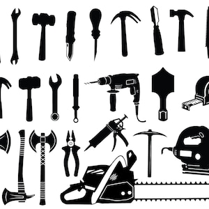 Tools Svg Bundle, Workers Tool Svg Bundle, Mechanic Tools Svg, Tools ...
