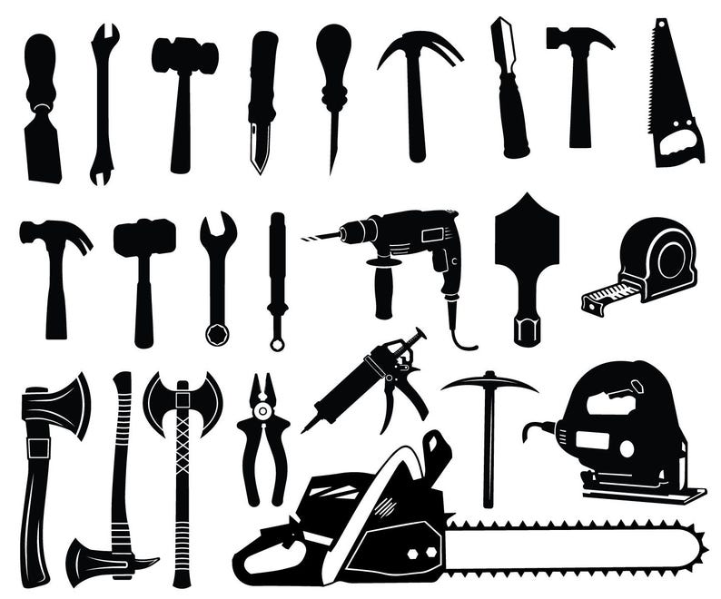 Tools Svg Bundle, Workers Tool Svg Bundle, Mechanic Tools Svg, Tools ...