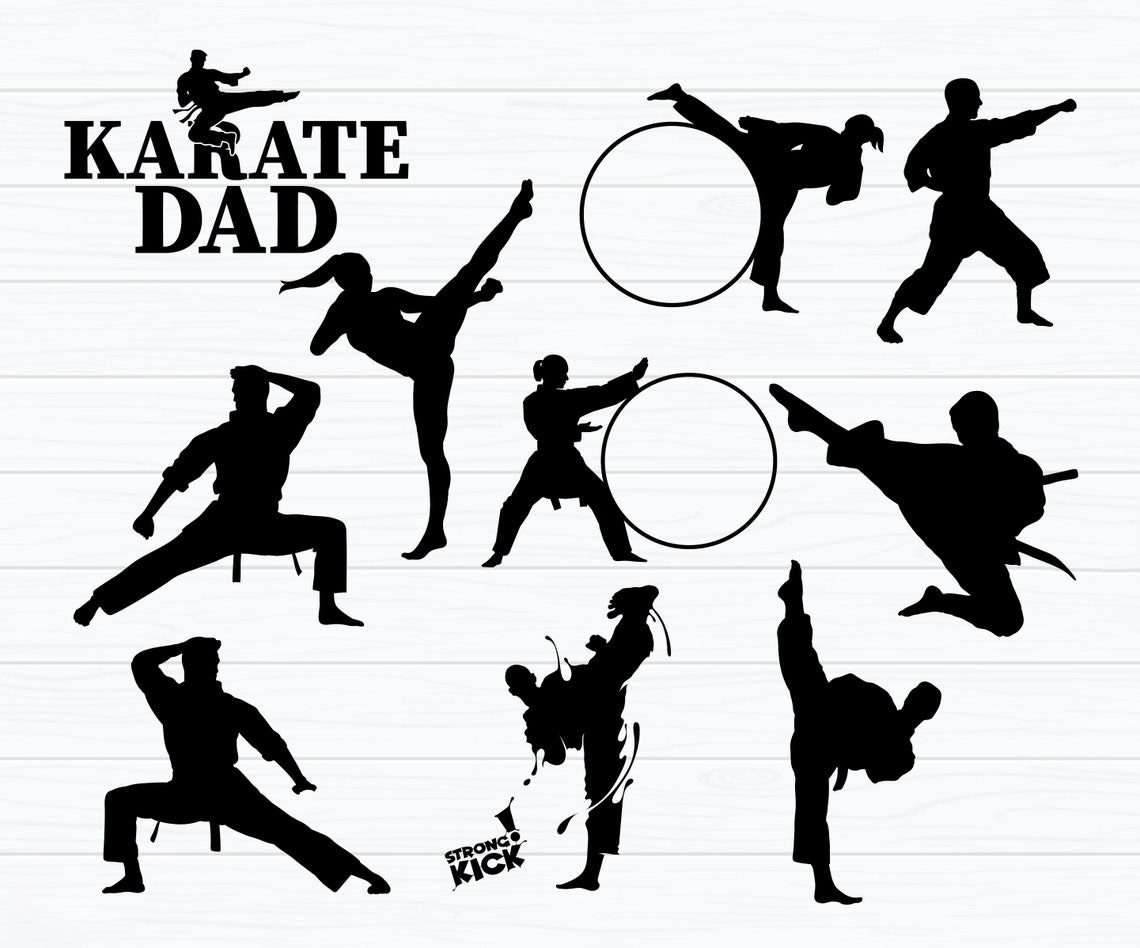 Karate Svg Bundle, Karate Kids Svg, Karate Cut File, Karate Svg, Karate ...