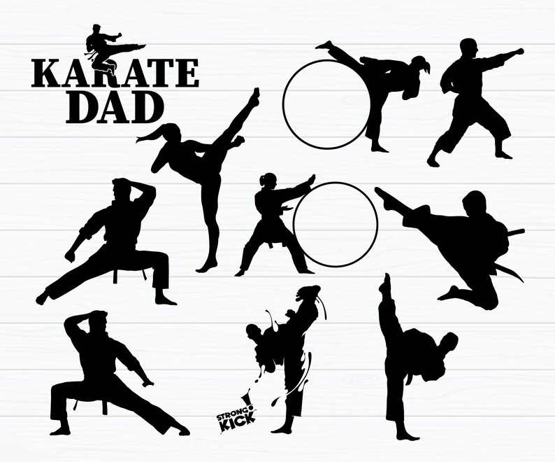 Karate Svg Bundle, Karate Kids Svg, Karate Cut File, Karate Svg, Karate ...