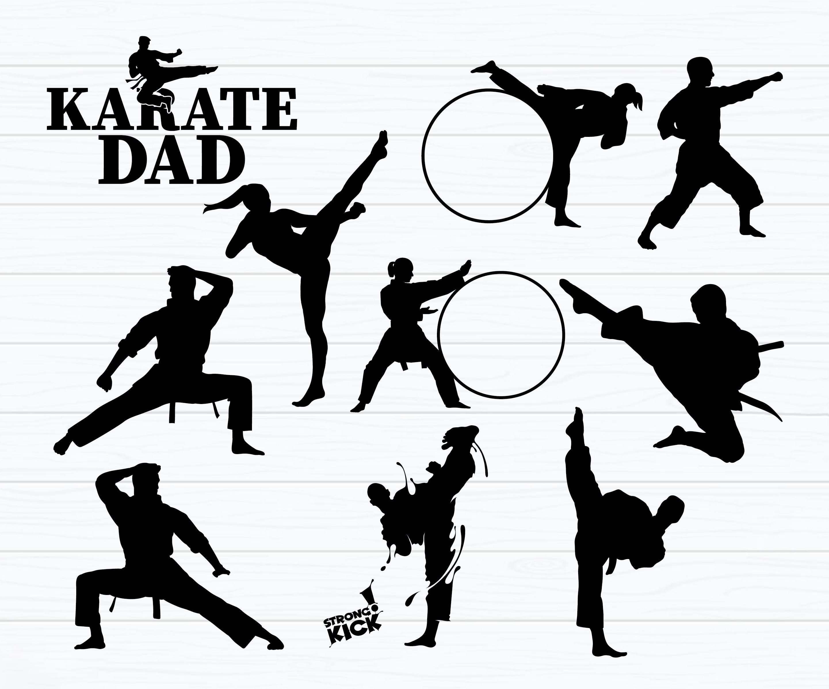 Karate Svg Bundle, Karate Kids Svg, Karate Cut File, Karate Svg, Karate ...