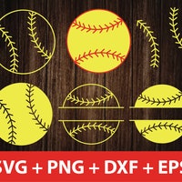 Softball Svg - Etsy