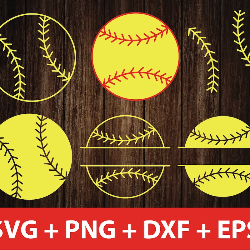 Name and Softball Svg - Etsy