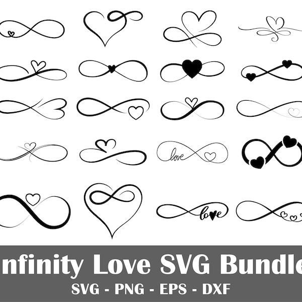 Infinity Heart - Etsy