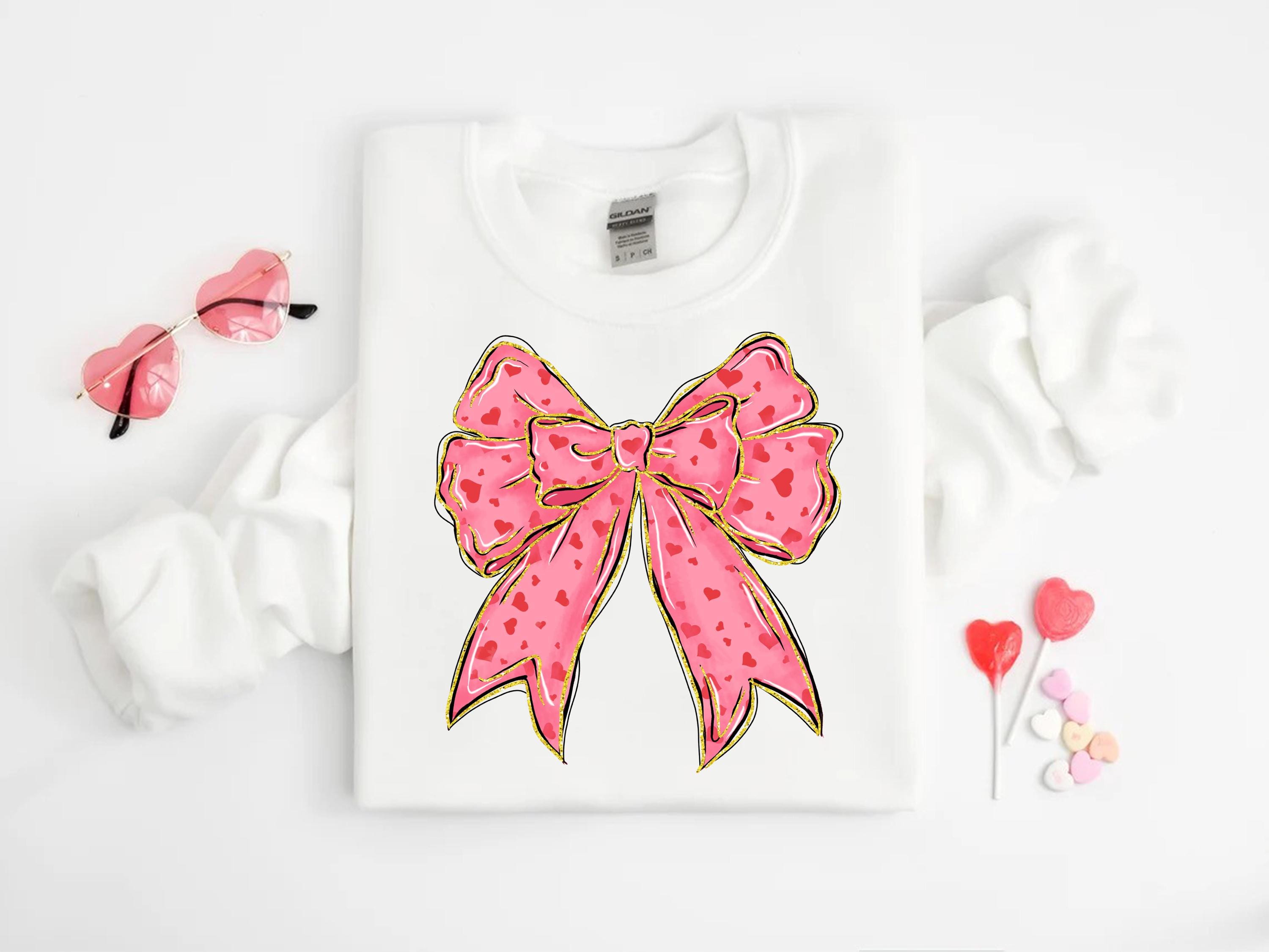 Heart Bow Coquette Png, Valentine Design Png, Valentines Day Png ...