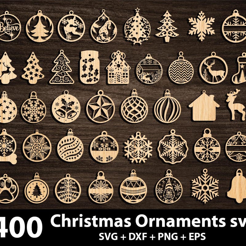 400 Christmas Ornaments - Etsy