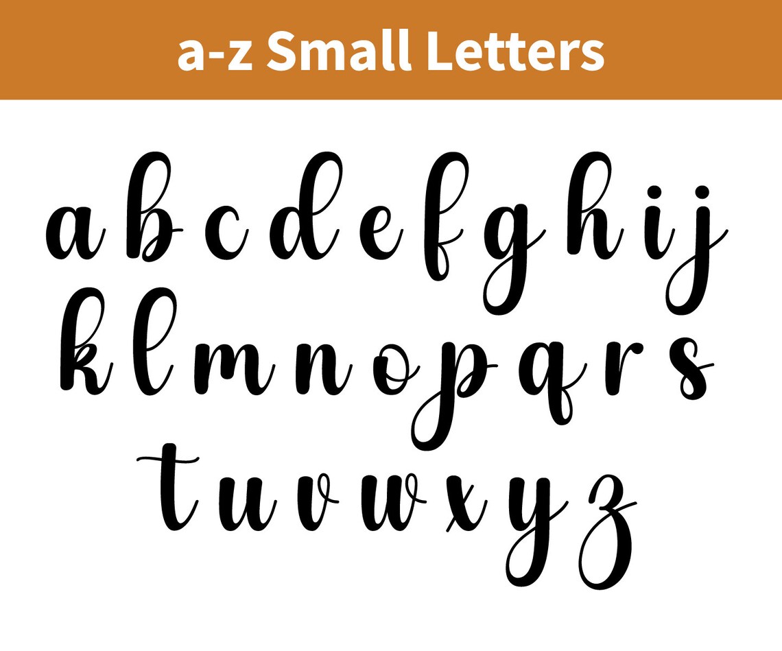 Calligraphy Font, Cricut Font, Procreate Font, Cursive Font, Swirl Font ...