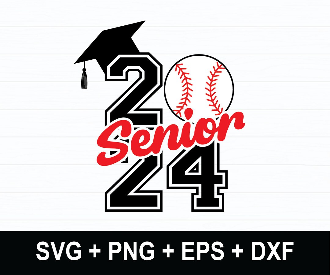 Senior 2024 Baseball Svg, Senior Baseball Svg, Sports Clipart, Senior ...