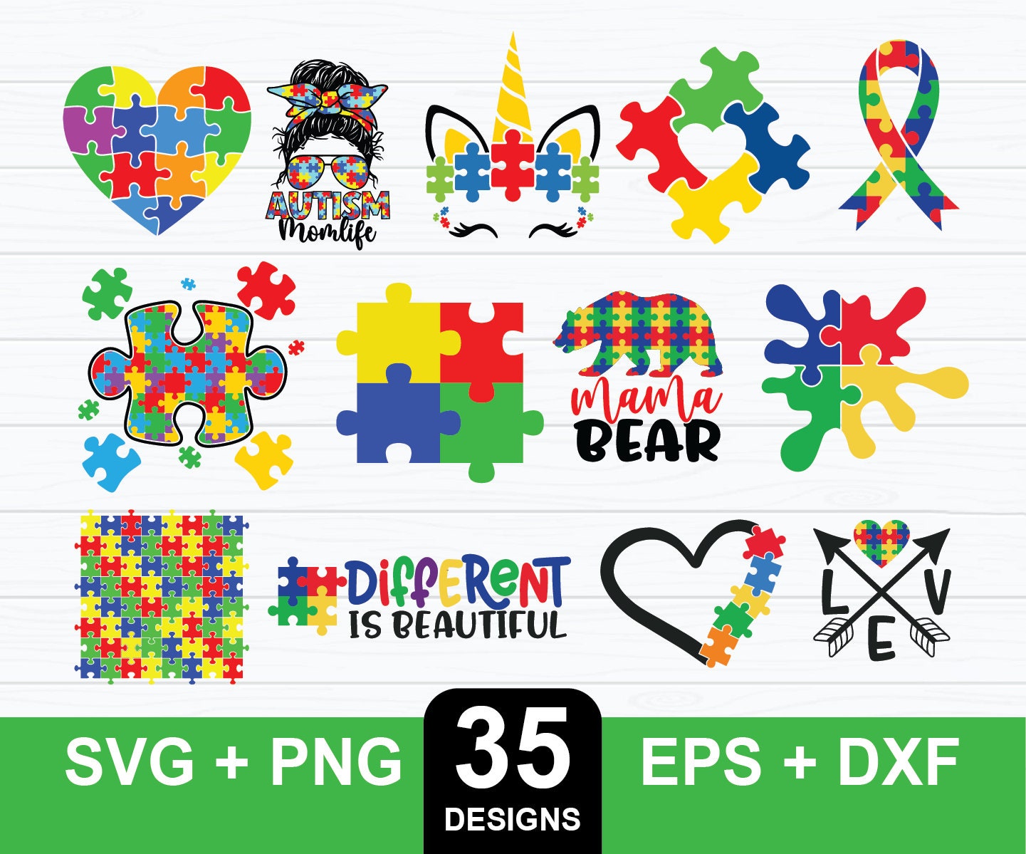 35 Autism Svg, Austism Awareness Svg Bundle, Austism Svg, Austism ...