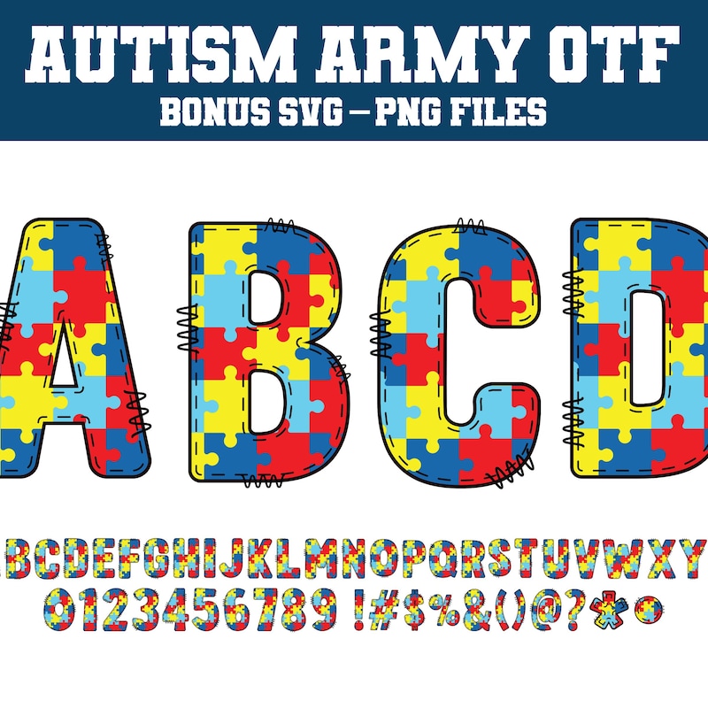 Numbers and Letters Puzzle - Etsy