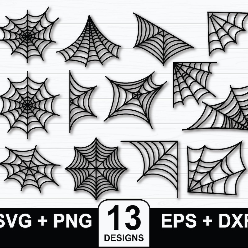 Spider and Web Svg Bundle - Etsy