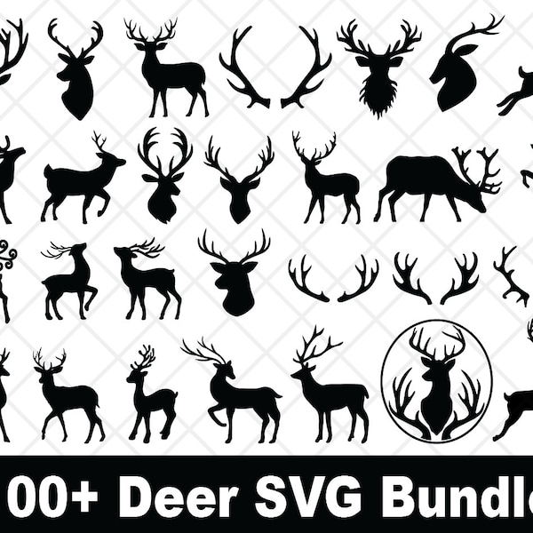 Deer Svg - Etsy