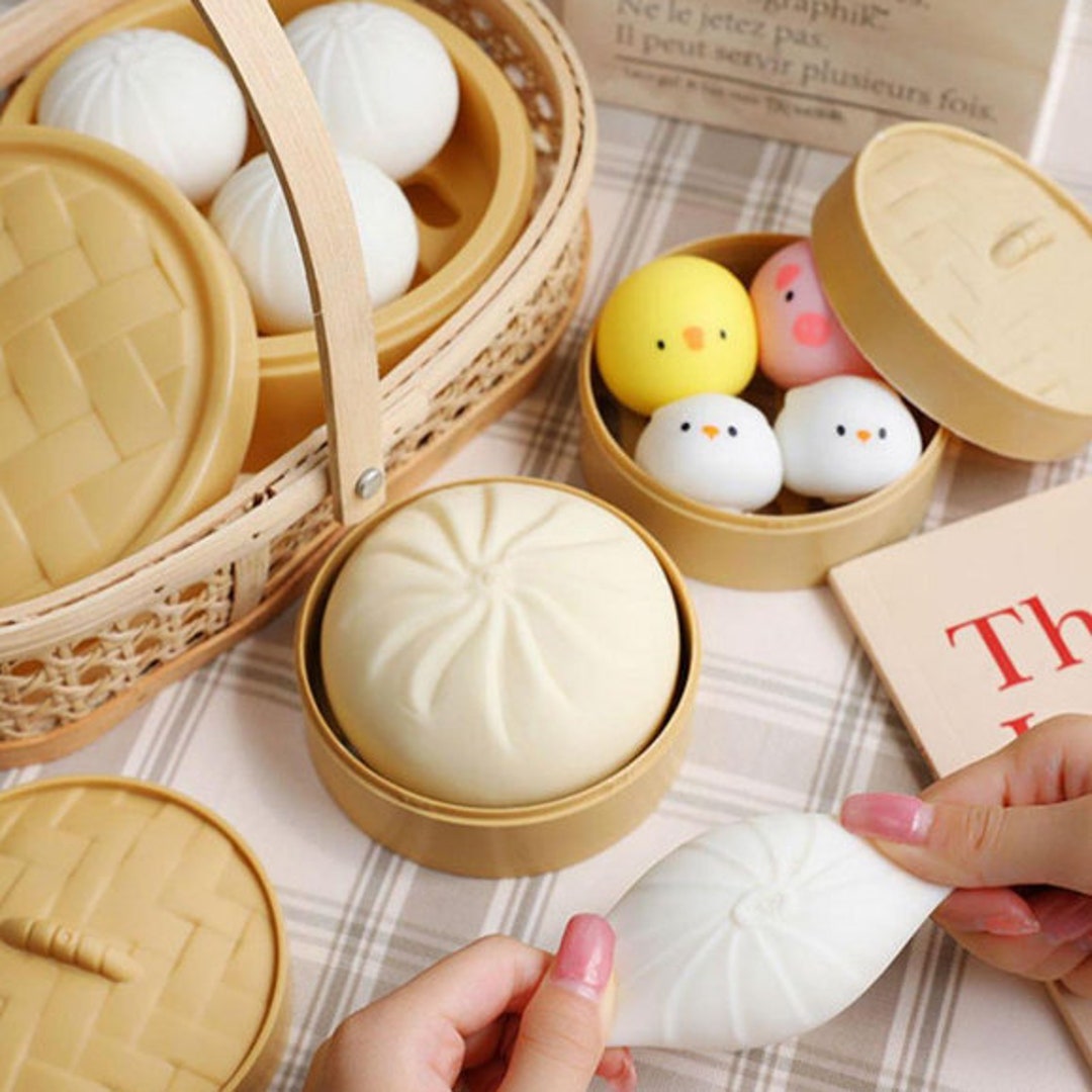 Dumplings Pork Buns Dim Sum Squishy Toy - Etsy