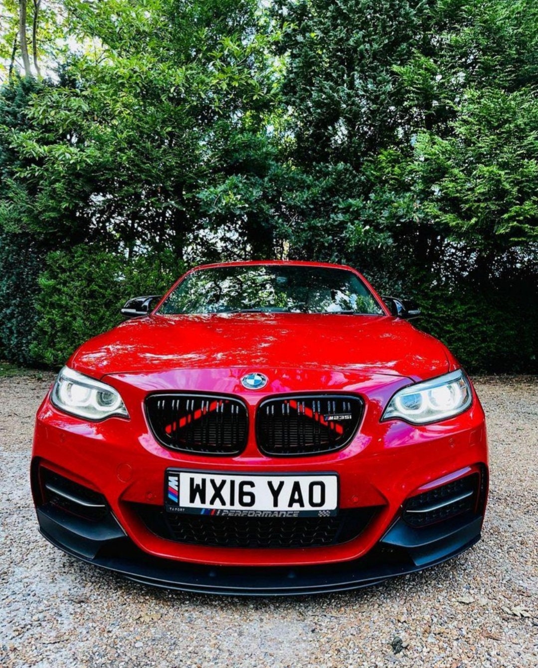 BMW Reflective Bars Crash Bar Grill Vinyl Reflecting Adhesive Car Alloy ...