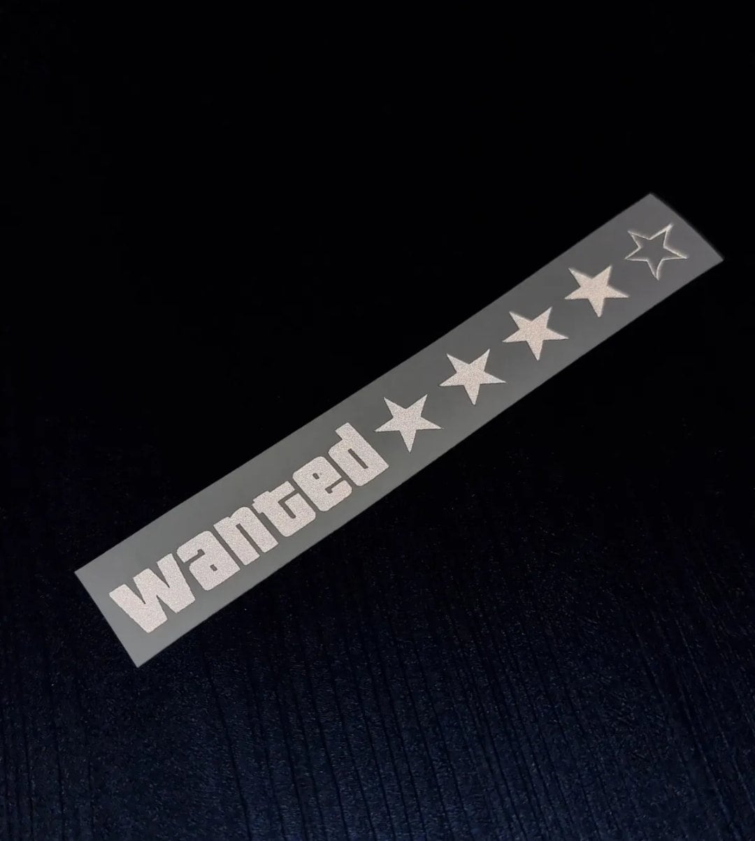 Reflective GTA Wanted Stars Car Vinyl Decal Sticker Bumper Window Glass ...